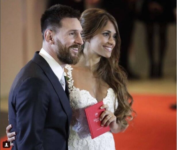 Vídeo do estranho beijo de Messi na noiva torna-se viral - Mundo - FLASH!