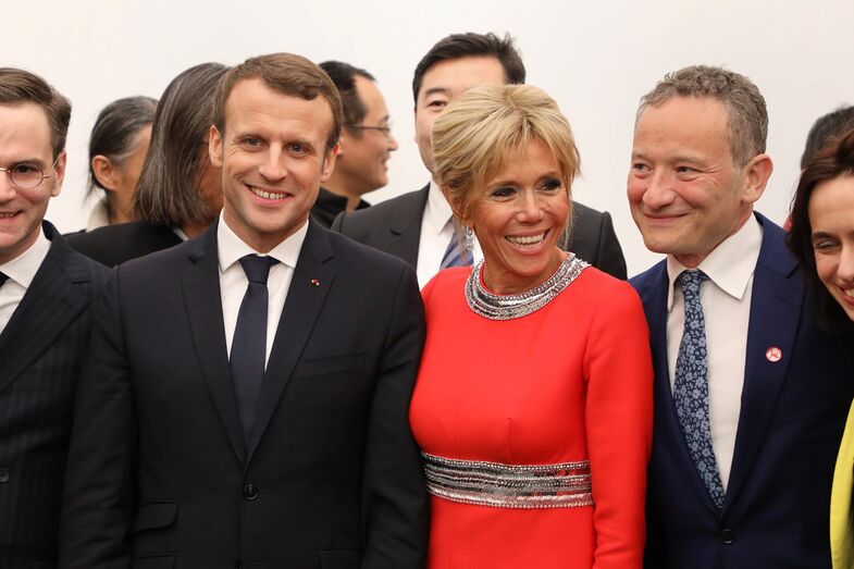 Brigitte Macron conheceu o marido quando este tinha apenas 15 anos e ...