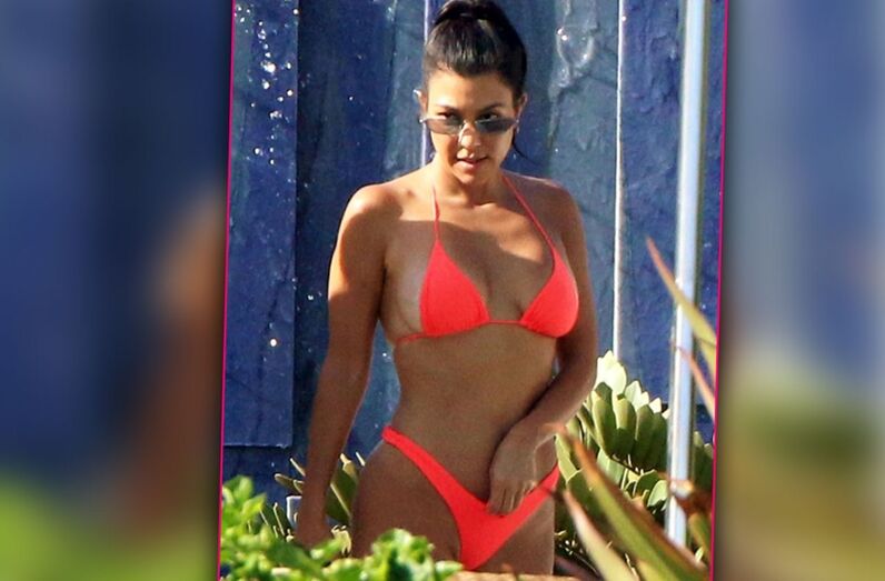 Kim Kardashian Arrasa De Biquíni Mas é A Sua Irmã Kourtney Que é Mais