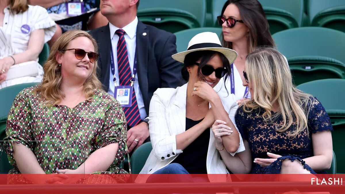 Meghan Markle divertida no Torneio de Wimbledon - Flashes - FLASH!