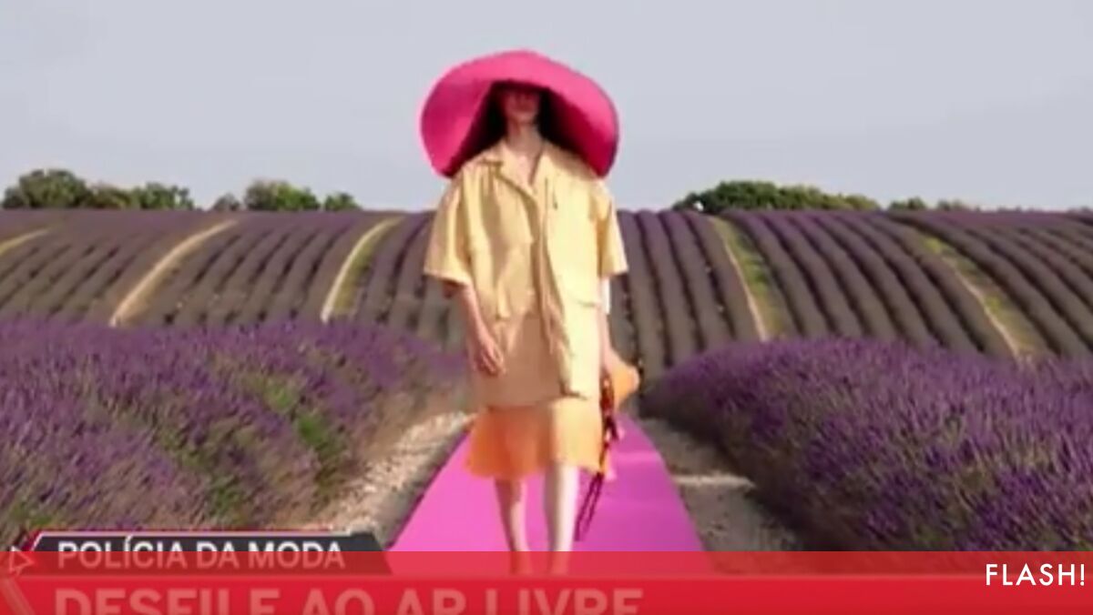 Polícia da moda: Estilista Jacquemus faz desfile num campo de alfazema ...