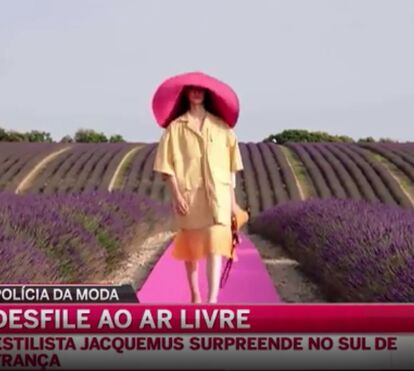 Polícia da moda: Estilista Jacquemus faz desfile num campo de alfazema ...