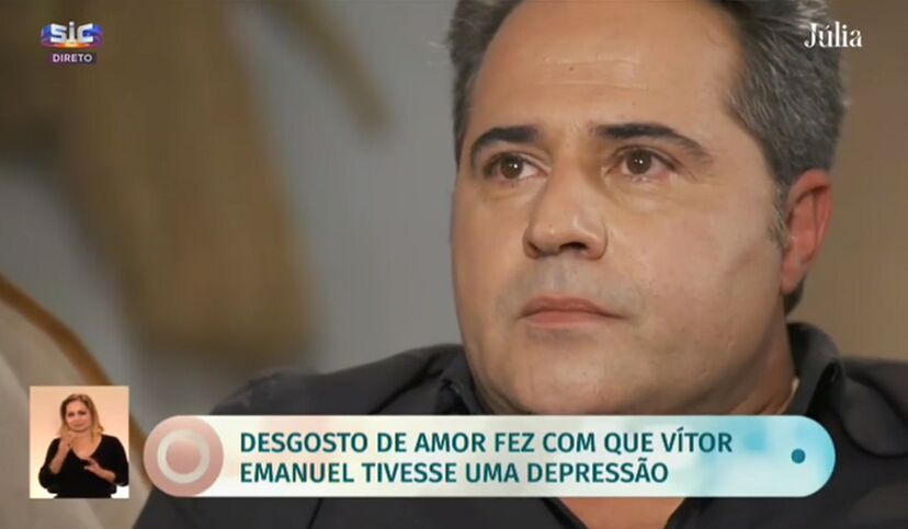 Com o coração bem apertado, Vítor Emanuel assume que foram os filhos ...