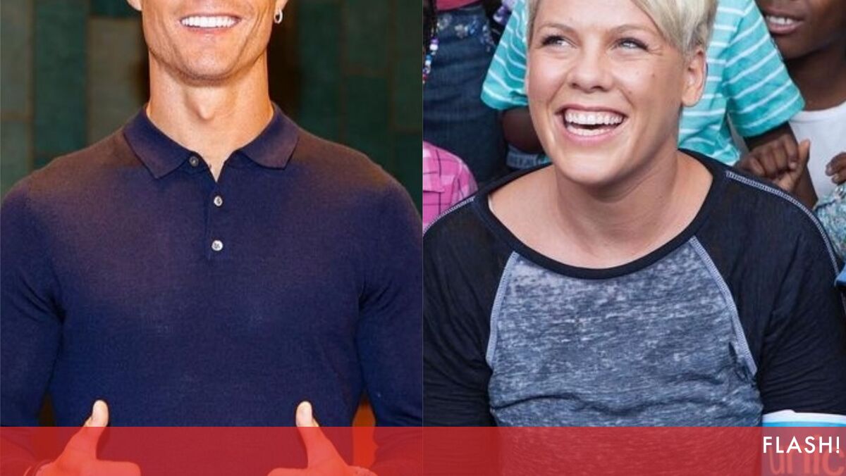 Que fofo! Cantora Pink faz pedido especial a Cristiano Ronaldo... e ...