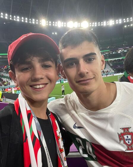 Sobrinho de Cristiano Ronaldo Dinis Pereira tirou várias fotografias ...