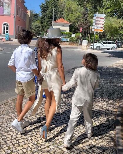 Simão Sabrosa e Vanessa Rebelo celebram a Primeira Comunhão do filho ...