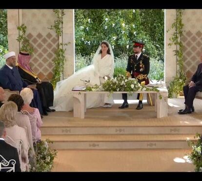 As Imagens Do Casamento Do Príncipe Herdeiro Da Jordânia Hussein E