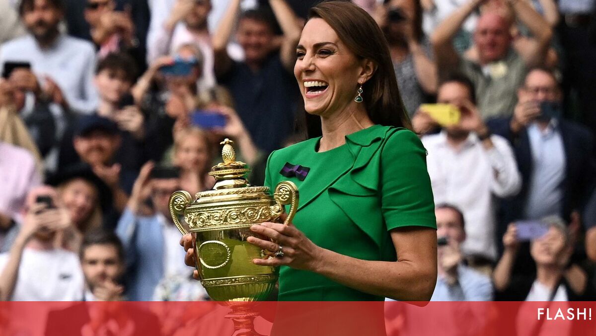 Kate Middleton foi "rainha" das atenções em Wimbledon... onde entregou ...