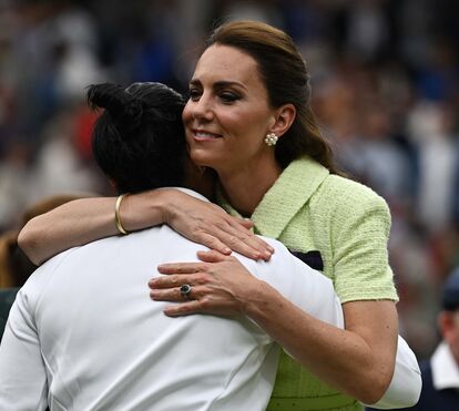 O gesto da princesa Kate que emocionou a final feminina de Wimbledon ...