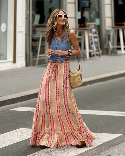 Fluídas e de estilo boho: estas são as saias mais bonitas deste verão ...