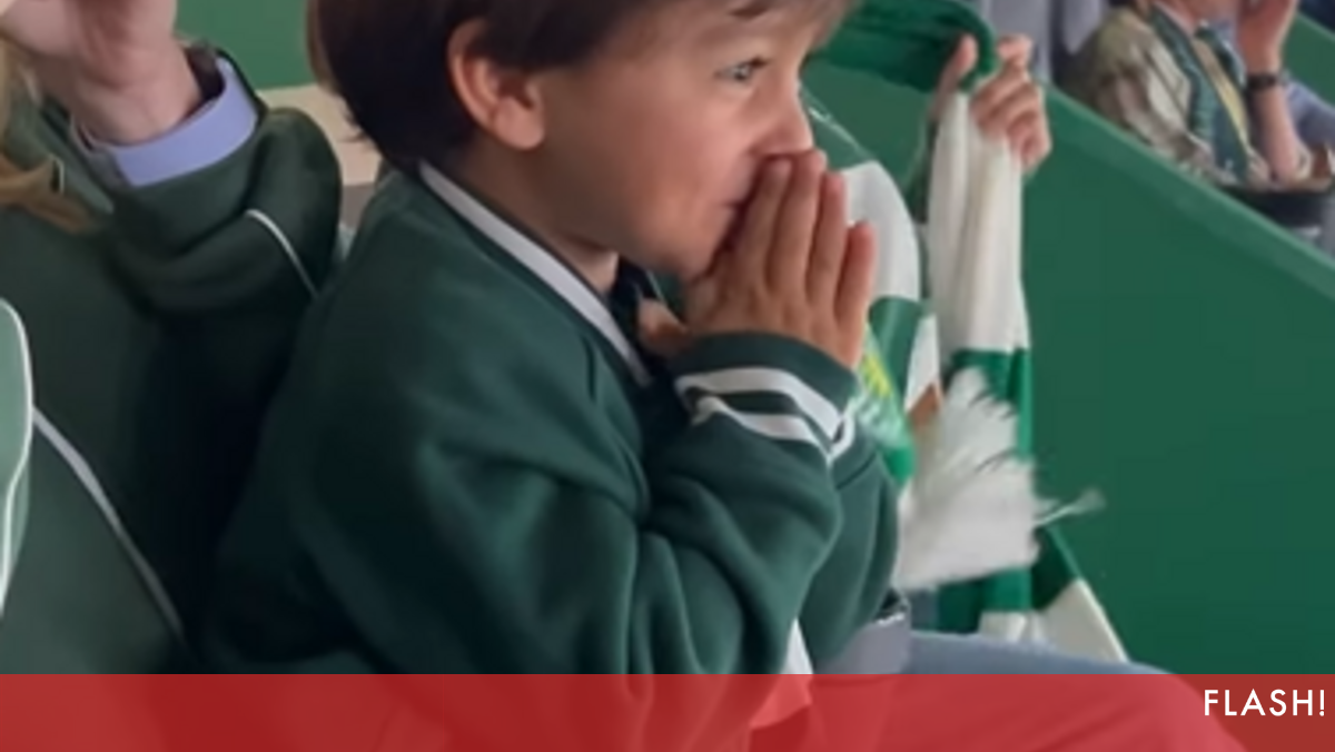 Que amor! Filhos de João Pereira vibram em Alvalade na estreia do pai ...